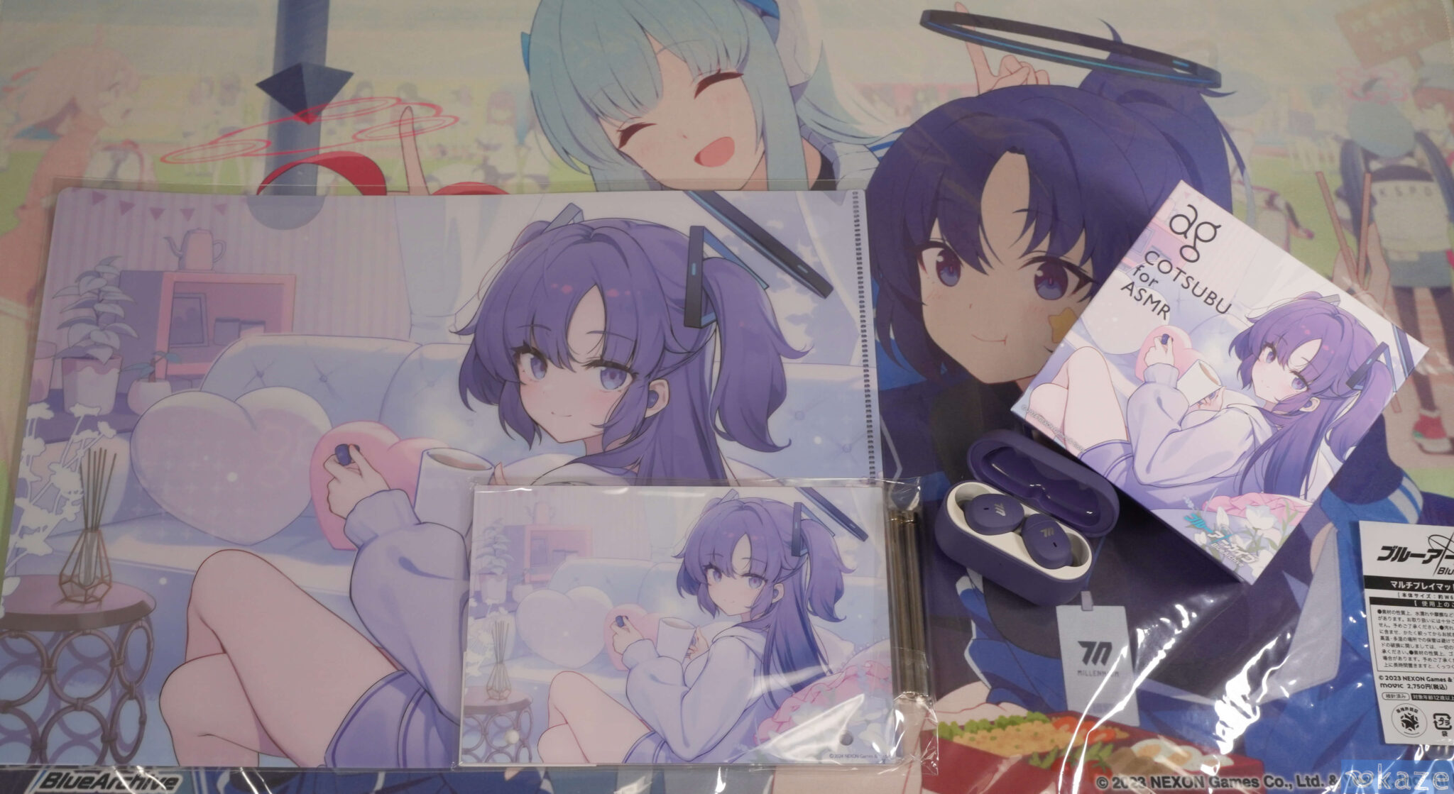 【蔚藍檔案】 優香 ASMR專用耳機 COTSUBU for ASMR Blue Archive Edition -YUUKA Ver ...